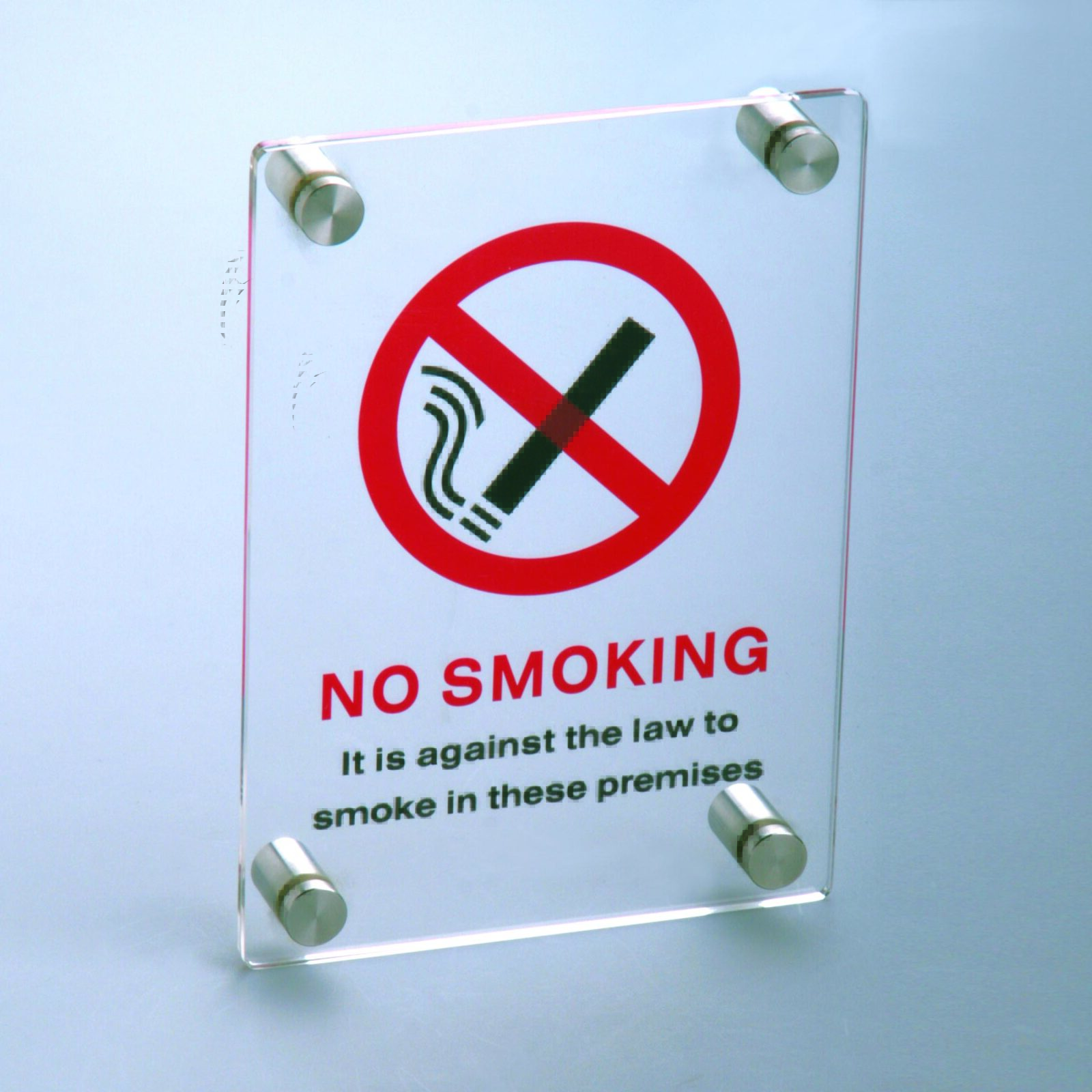 Raised acrylic no smoking sign - Guest & Co | SUPC